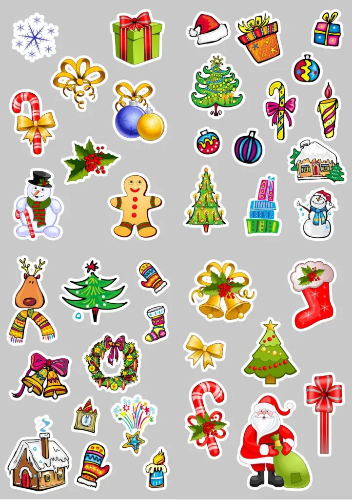 Покажи новогодние стикеры